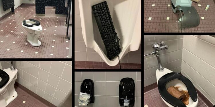 Students trash school bathrooms as they mimic TikTok ‘devious lick ...