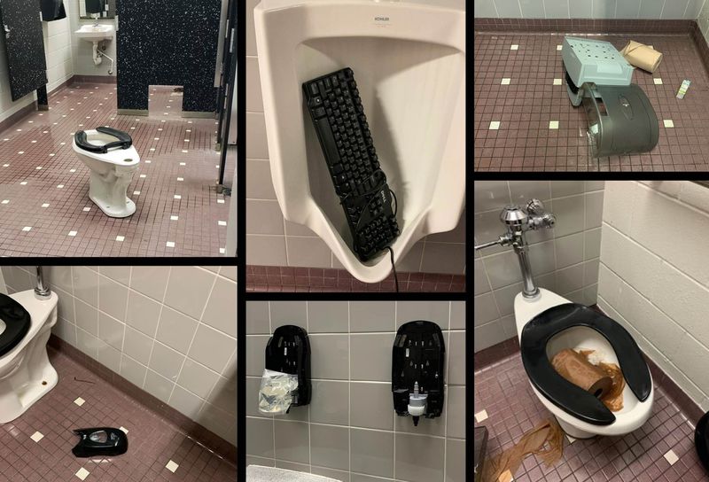 Students trash school bathrooms as they mimic TikTok ‘devious lick ...